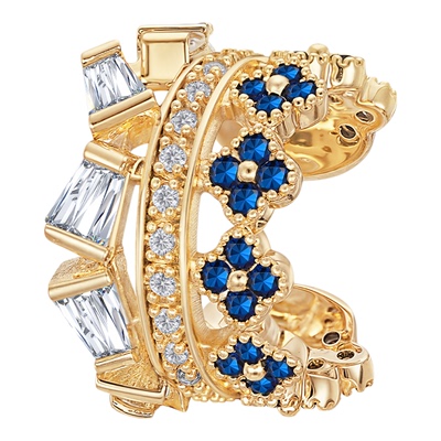 高级感气质皇冠耳骨夹耳饰