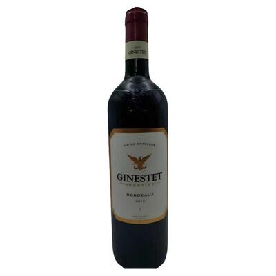 特价清仓吉娜斯波尔多法定产区干红葡萄酒Ginestet Bordeaux750ml