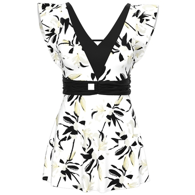 TOSWIM新款爆款裙式显瘦泳衣女