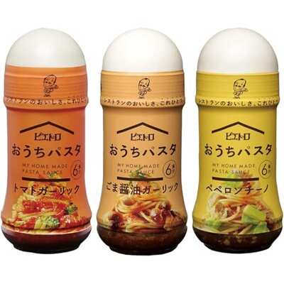 日本多种口味意面酱家用6人份