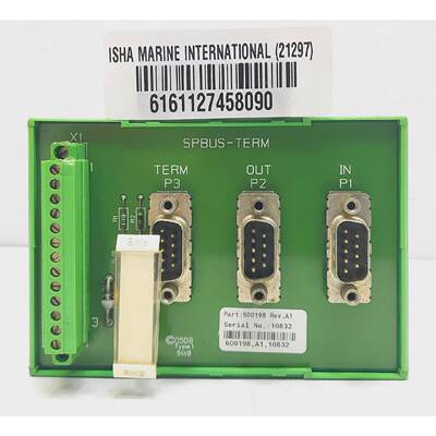 Kongsberg Simrad SPBUSTERM 600199 B PCB Terminal Block