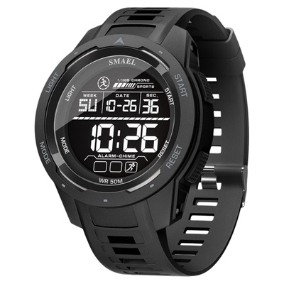 SMAEL新品男士电子手表LED夜光潮