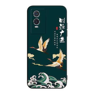 秋昊适用于vivoy76s手机壳v2156a网红不撞款y74s软硅胶y76s t1版全包防摔外壳。维沃y76s时尚保护套voay76s复