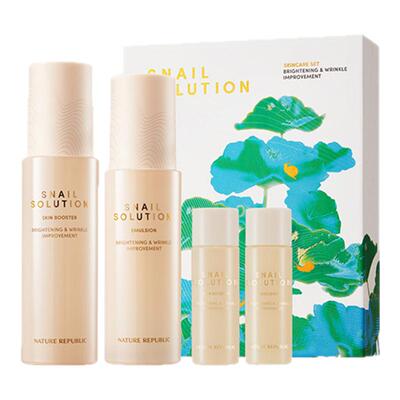 自然乐园蜗牛水乳套装抗初老