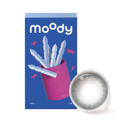 moody美瞳上上签系列半年抛1片装近视隐形眼镜自然素颜官方正品