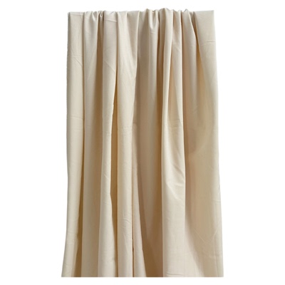 婚礼迎宾米白色系四面弹力布