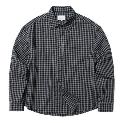 CountryMoment短款格子长袖衬衫