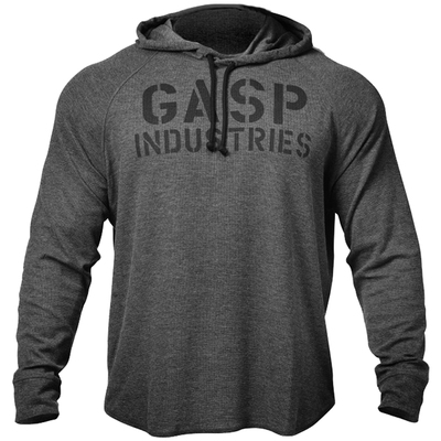 连帽宽松纯棉套头大码健身卫衣