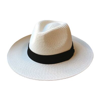 白色草帽百搭不挑脸型旅游度假