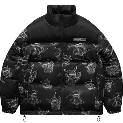 印花外套harshandcruel立领潮