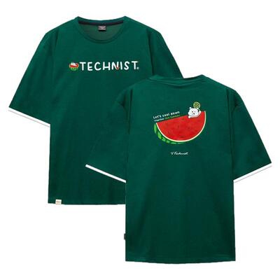 韩国品牌特价technist羽毛球服短袖男女同款运动透气休闲上装T恤