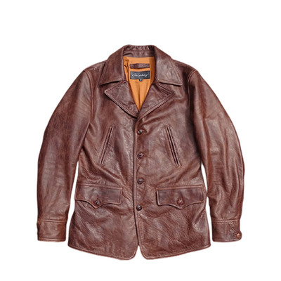 curphey马皮真皮皮衣