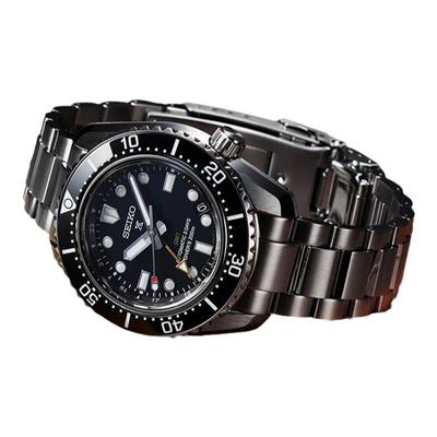 精工男款海岛绿休闲潜水机械表