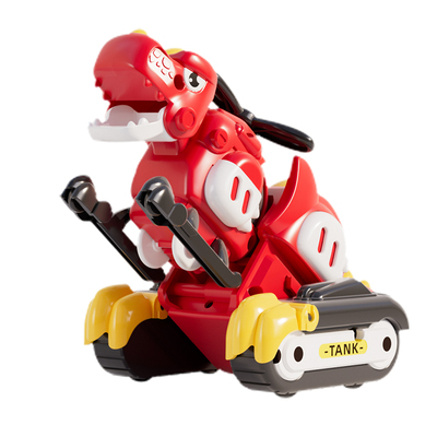 磁力合体变形磁吸碰撞霸王龙玩具