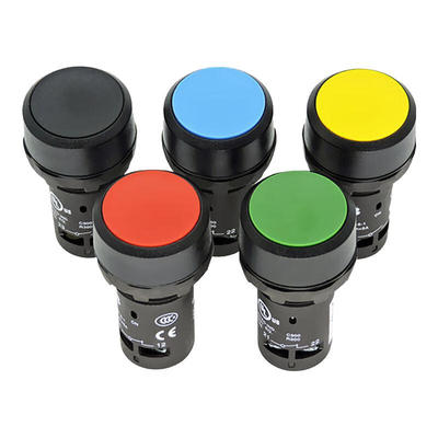 正品平头复位开关一开孔22mm按钮