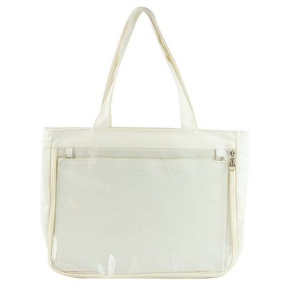 帆布大痛包双层吧唧扎布