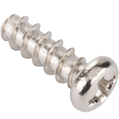 镀镍圆头十字平尾自攻螺丝铁螺钉