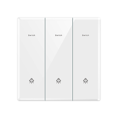 华帝斯钢化玻璃开关插座面板家用