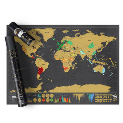 刮刮地球仪ScratchMapGlobe