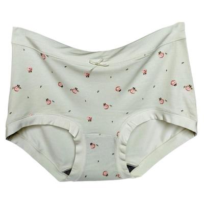 彩田内裤女士印花莫代尔包臀中腰