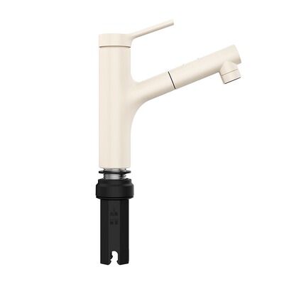 九牧全铜面盆抽拉龙头