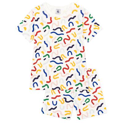 petitbateau纯棉睡衣裤套装