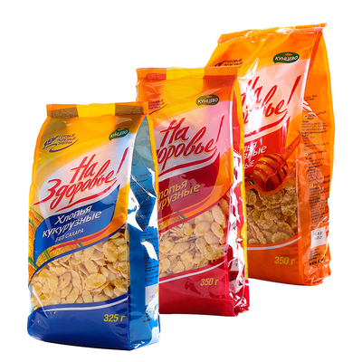 俄罗斯进口无蔗糖玉米麦片