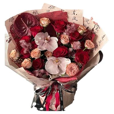 中国风鲜花花束闪购同城配送