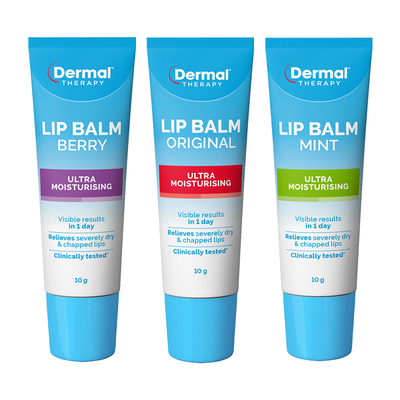 DermalTherapy乐慕康保湿滋润唇膏补水去死皮淡化唇纹男女护唇膏