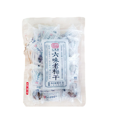 小梅屋酸蜜饯六味老梅干独立包装