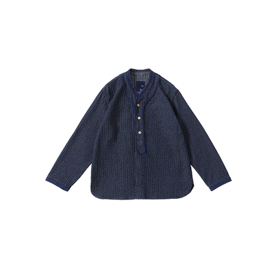 日系衬衫MOUNTsupply无领