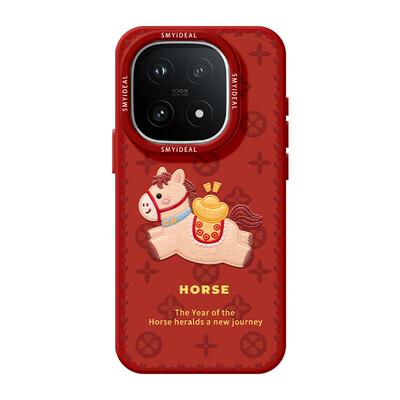 适用iqoo15手机壳女款iqoo13保护套硅胶10pro全包防摔vivo爱酷9高级neo8pro软外11s马年7se竞速版5新年印花12