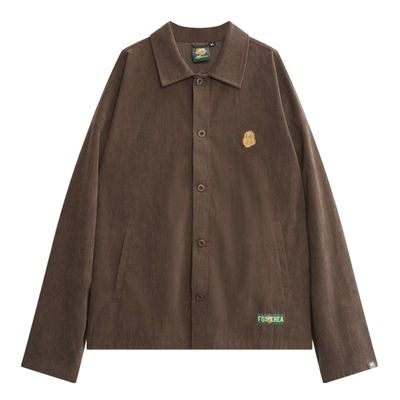 国潮醒狮灯芯绒夹克外套情侣衬衫