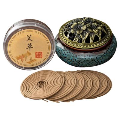 老山檀香熏香家用室内持久沉香盘香桂花香薰艾草香厕所卫生间除臭