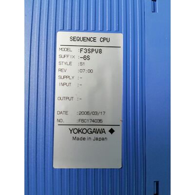 议价横河YOGAWAF3SPV86SPLC模块适用