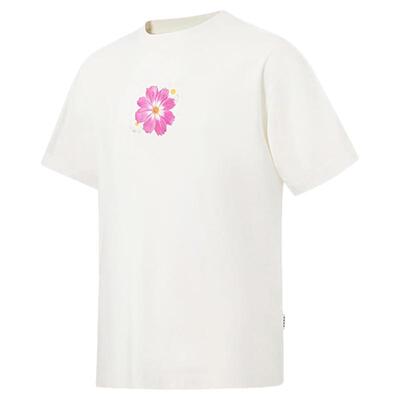 Lining/李宁正品男子时尚宽松百搭休闲透气圆领短袖T恤AHST147