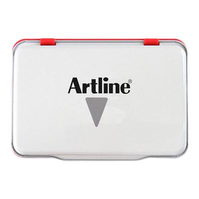 旗牌办公EHJ2快干印台印泥红色蓝