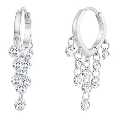 TWINSLULU小众高级感银色耳环