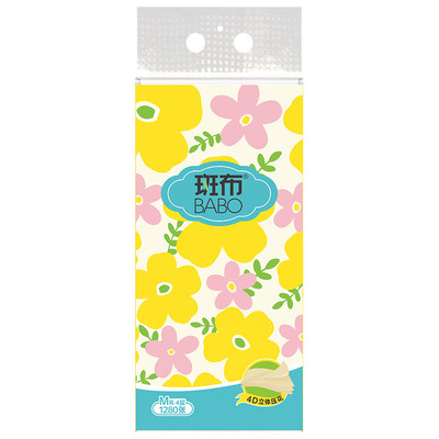 斑布4层M码320抽悬挂式抽纸家用