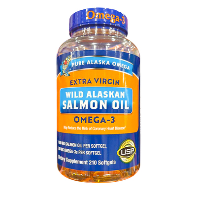 PureAlaska三文鱼油软胶囊180粒