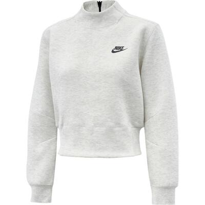 【自营】NIKE耐克女子运动休闲立领套头衫卫衣短款上衣HV2797-013