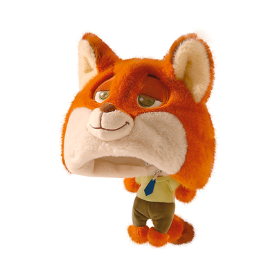 迪士尼毛绒绒帽子女冬季护耳套头