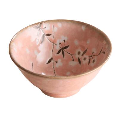 进口家用日式餐具陶瓷釉下彩樱花