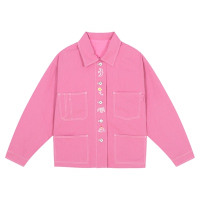 niko and ...外套女[十五]2026春季新款宽松明线刺绣夹克657006