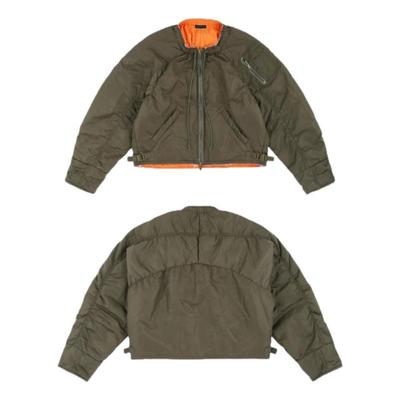 Grailz解构抽绳破坏飞行夹克棉