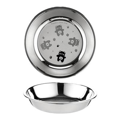 onlycook辅食儿童餐盘316L不锈钢