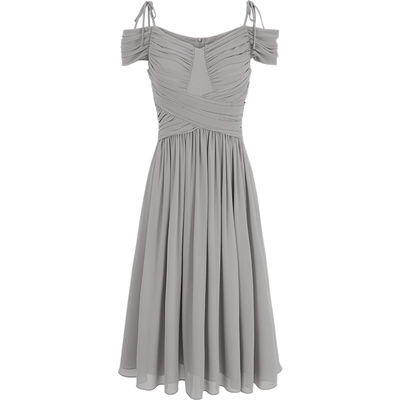 BORAAKSU优雅蝴蝶结连衣裙