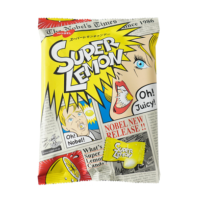 Nobel诺贝尔超酸柠檬味糖果可乐味爆酸日本进口尖叫酸粉硬糖正品