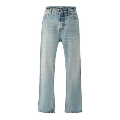 VLABMADE猫须复古磨破微喇牛仔裤