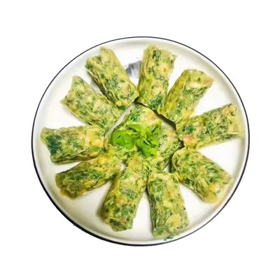 锅汇食材手工腐皮荠菜卷新鲜现做速冻半成品预制菜肴香煎油炸蒸煮